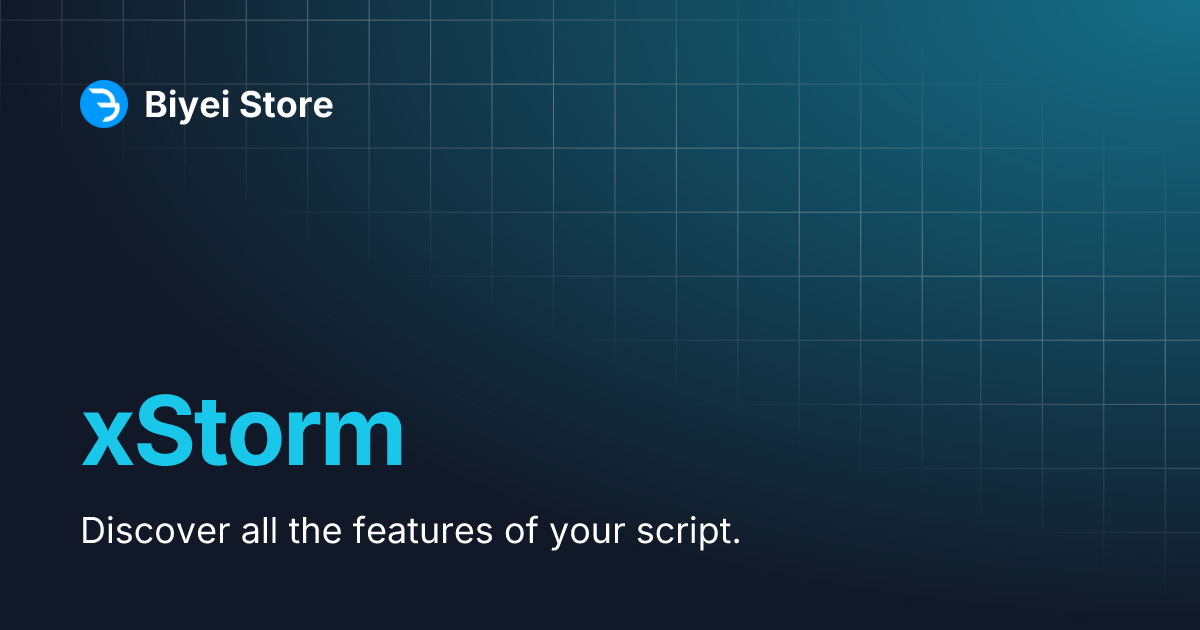 xStorm | Biyei Store