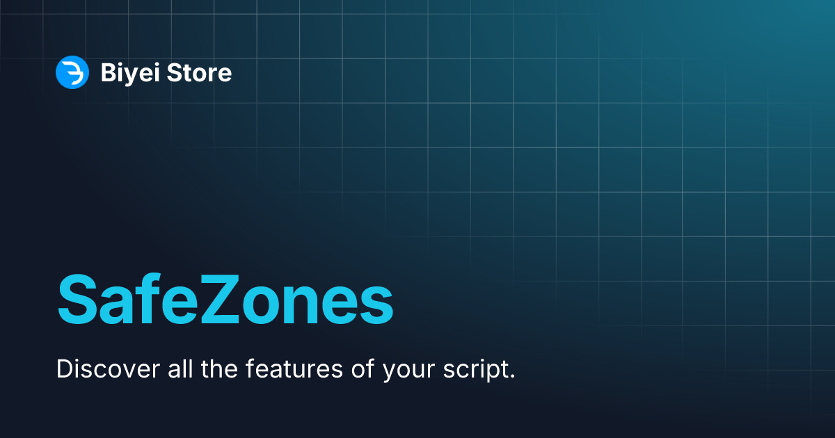 SafeZones | Biyei Store