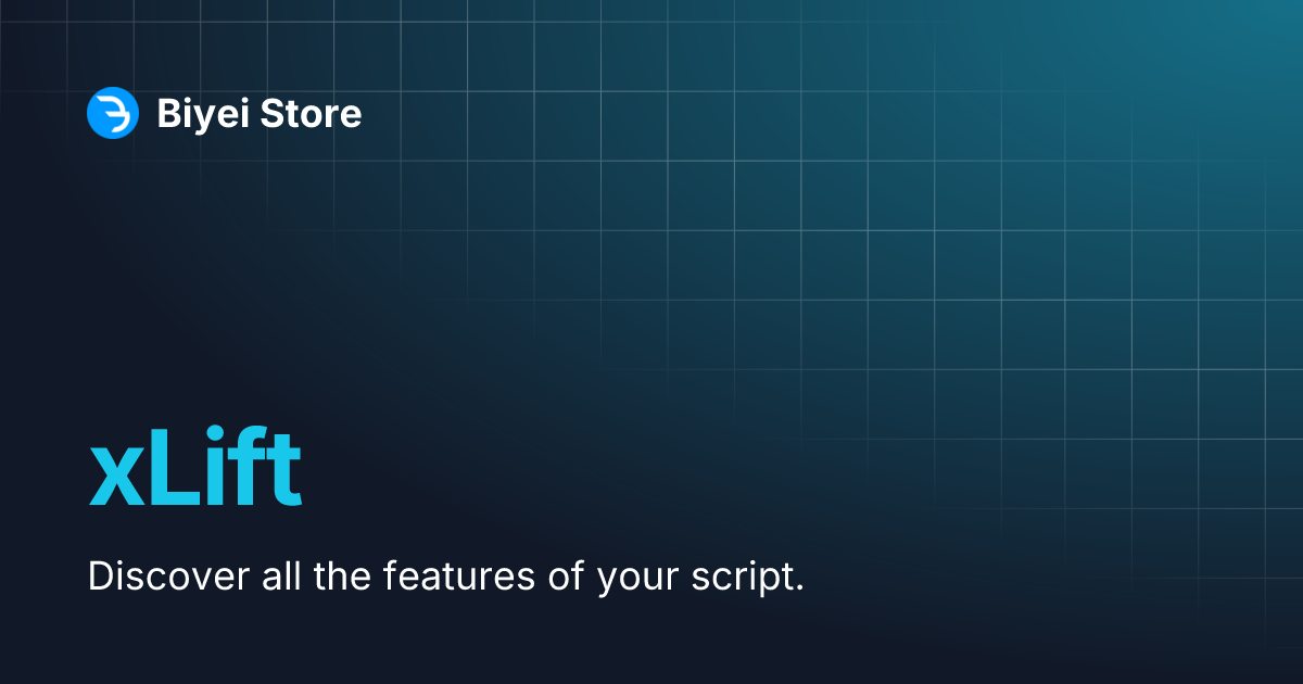 xLift | Biyei Store